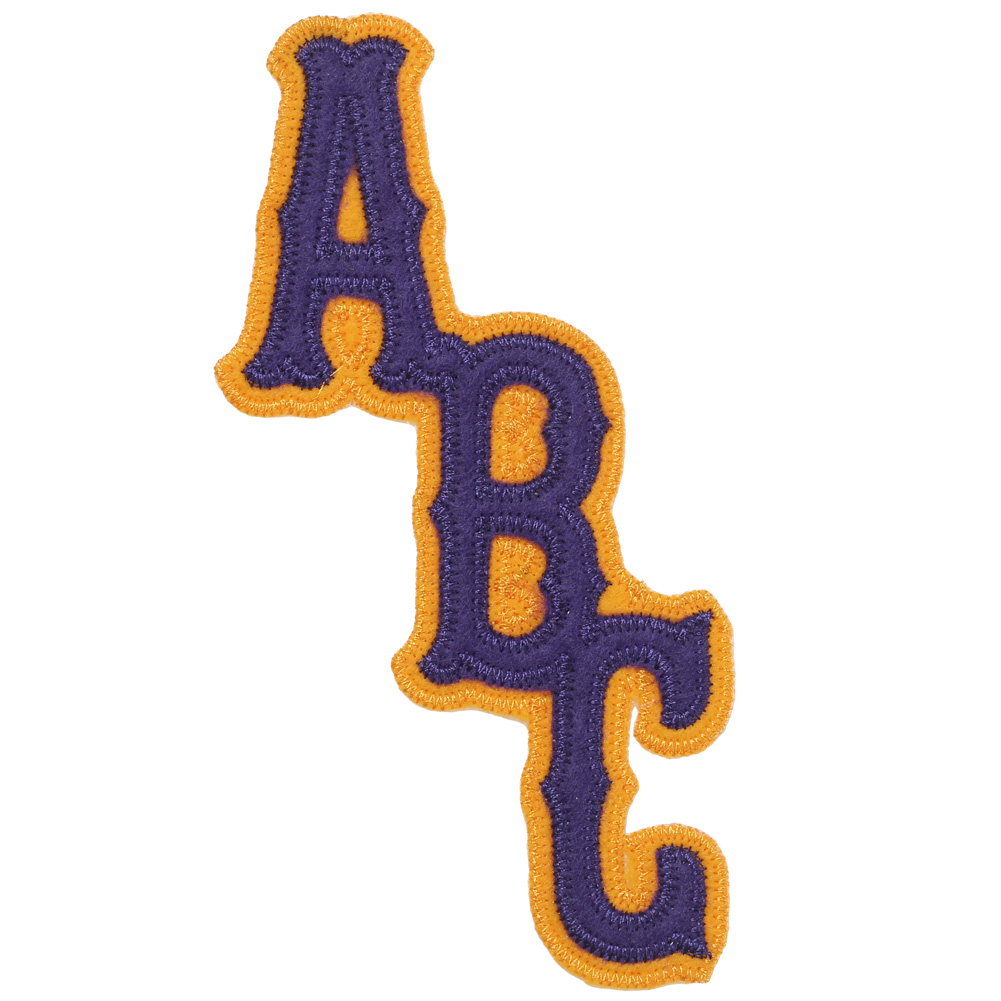 Made in USA varsity jacket lettering and letterman jacket patches