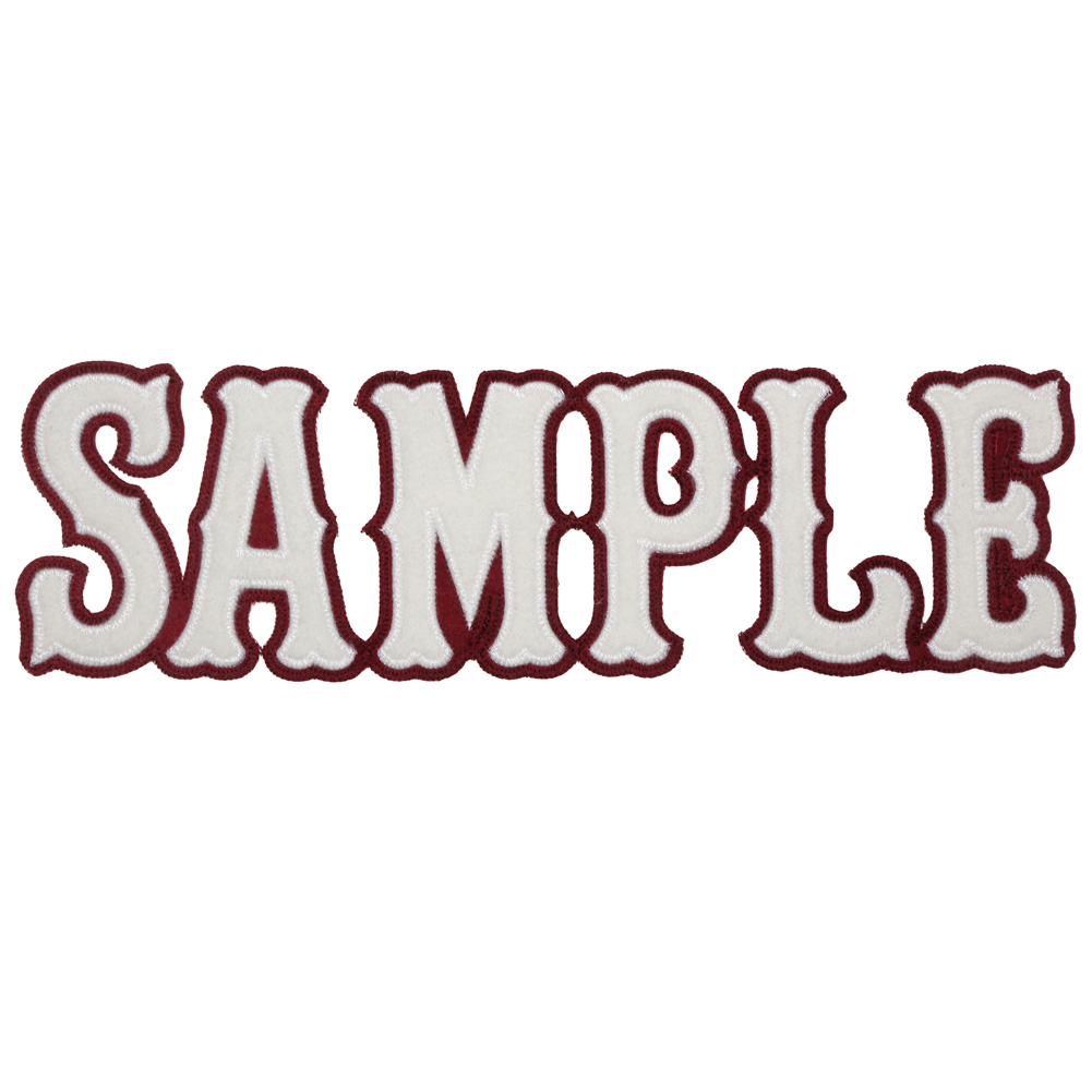 Made in USA varsity jacket lettering and letterman jacket patches