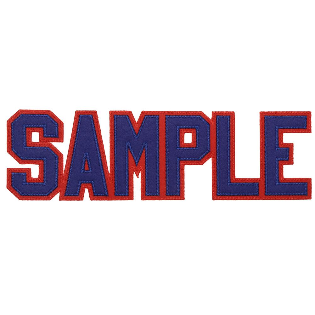 Made in USA varsity jacket lettering and letterman jacket patches