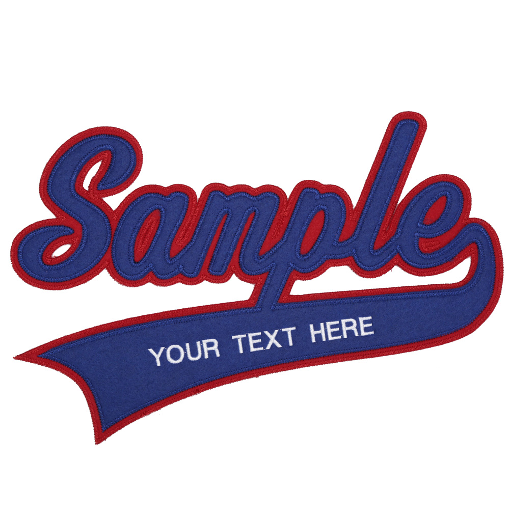 Made in USA varsity jacket lettering and letterman jacket patches