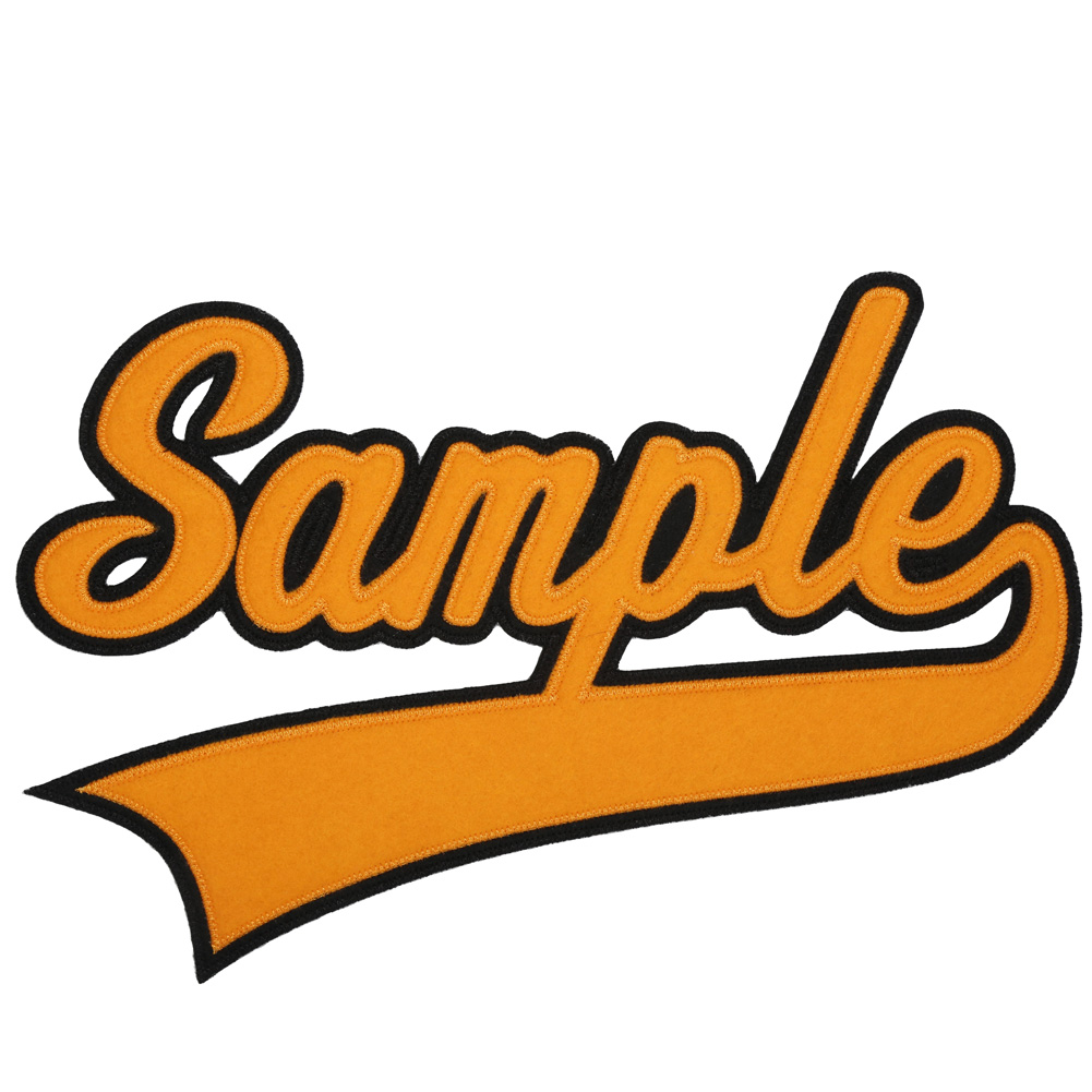 Made in USA varsity jacket lettering and letterman jacket patches